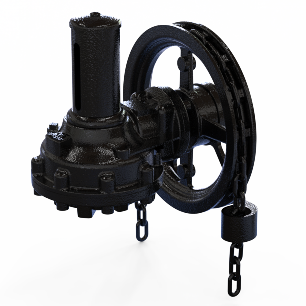 Sambo Bevel Gearbox - Chainwheel – Challenger Valves